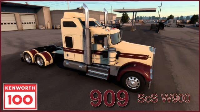 909 W900 for American Truck Simulator - TruckyMods