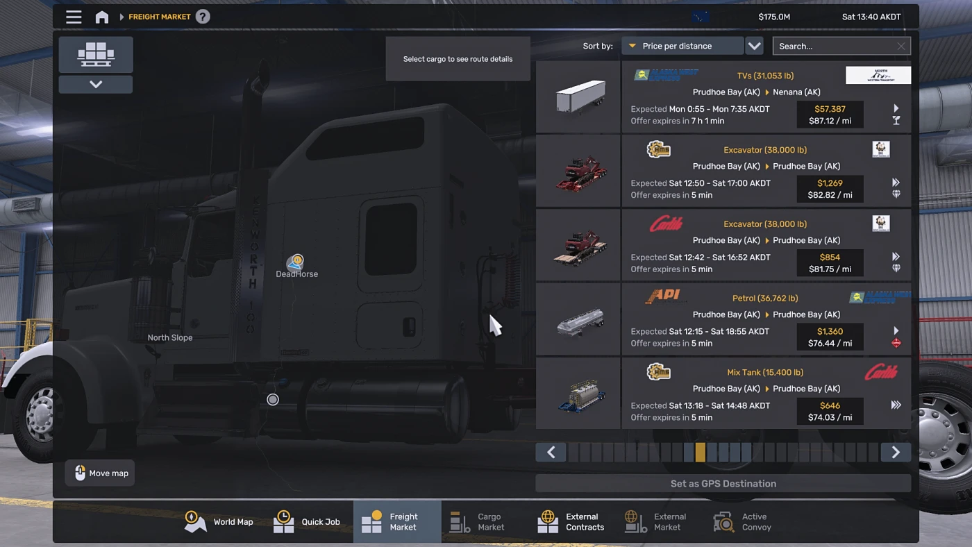 Alaska NTTF 1.54 Cargo Fix for American Truck Simulator - TruckyMods