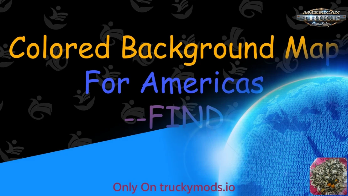 For Map Exploration/Customization -- Colored Background Map ATS for ...