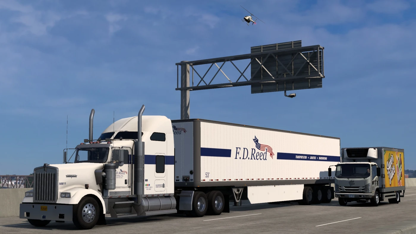 ATS Company AI Traffic Skins for American Truck Simulator - TruckyMods