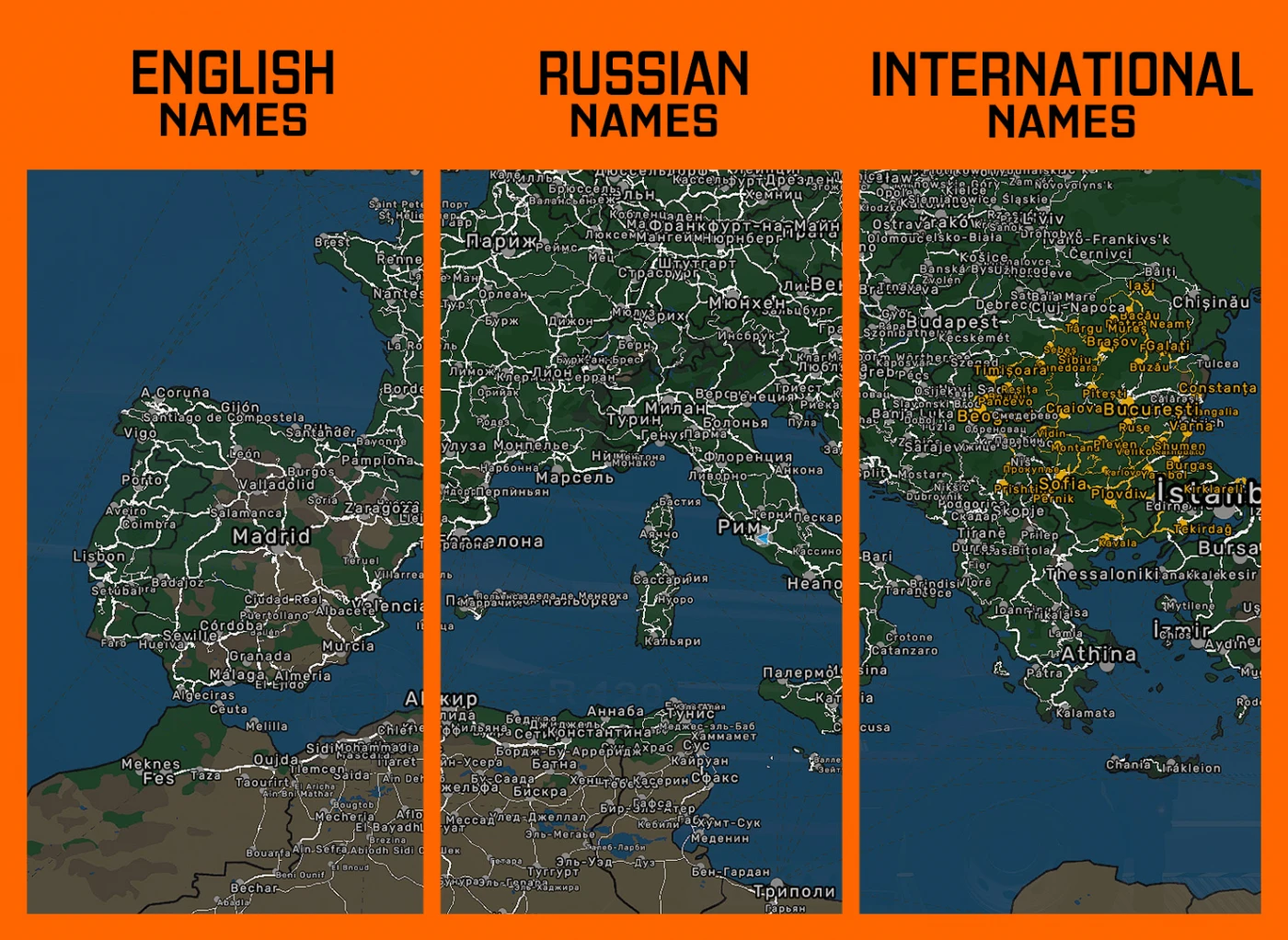 Census [EuRoadNet+RoExtended]-based for Euro Truck Simulator 2 - TruckyMods