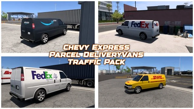 Chevy Express Parcel Delivery Pack for American Truck Simulator ...