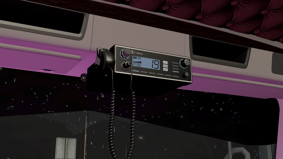 Cobra mini CB radio texture for SISL's Cab Accessories for American ...