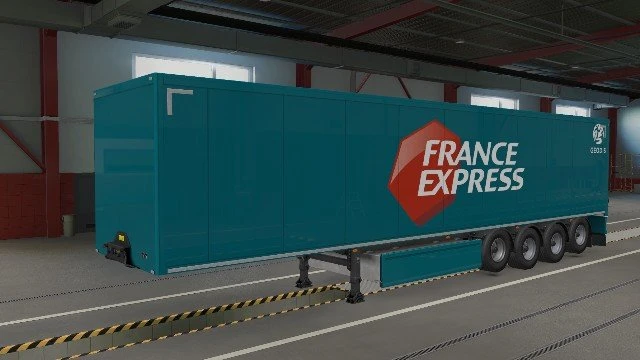 France Express Trailer - SCS trailers + Krone + AI for Euro Truck ...