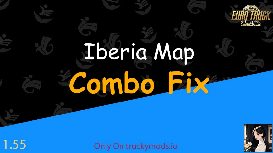 Iberia Map Combo Fix for Euro Truck Simulator 2 - TruckyMods