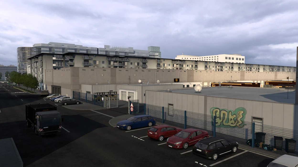 Île-de-France (Paris Suburbs) Map 1:1 for Euro Truck Simulator 2 ...