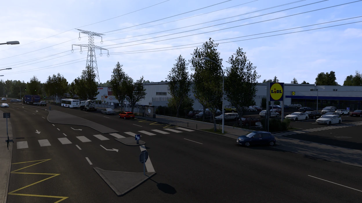 Île-de-France (Paris Suburbs) Map 1:1 for Euro Truck Simulator 2 ...