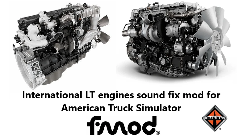 International LT engines sound fix for ATS for American Truck Simulator ...