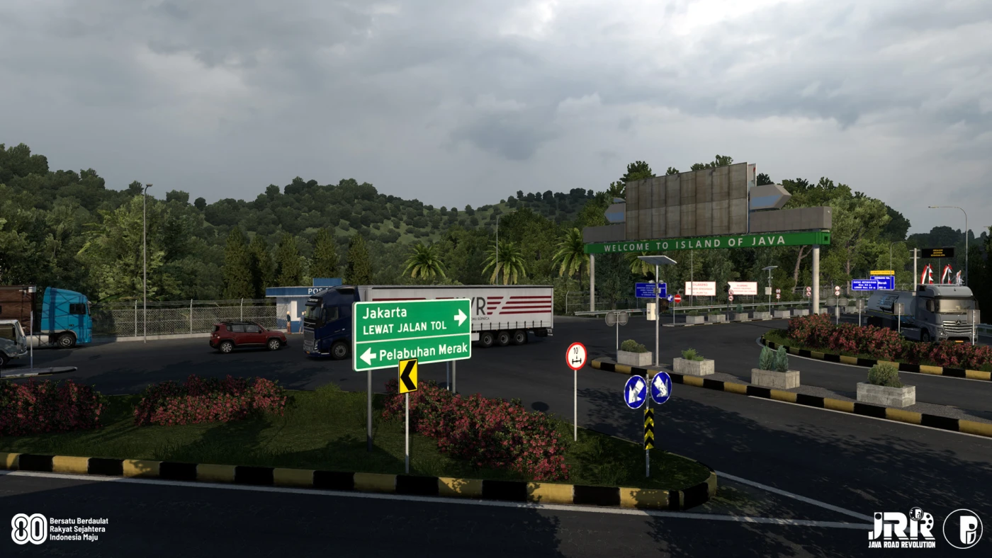 JRR (Java Road Revolution) - Indonesia Map [Type B - ProMods BG Version ...