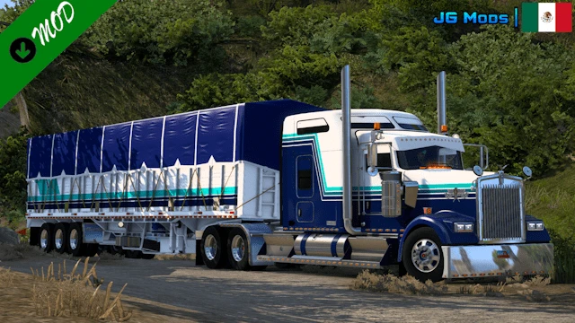 Kenworth W900L Accesories Pack for American Truck Simulator - TruckyMods