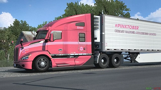 Kenworth/Utility Pinktober for American Truck Simulator - TruckyMods