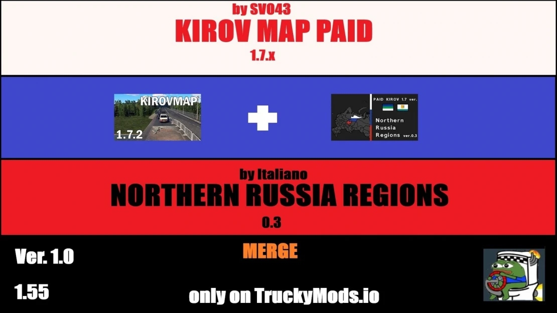 Kirov Map PAID - Northern Russia Regions Merge for Euro Truck Simulator ...