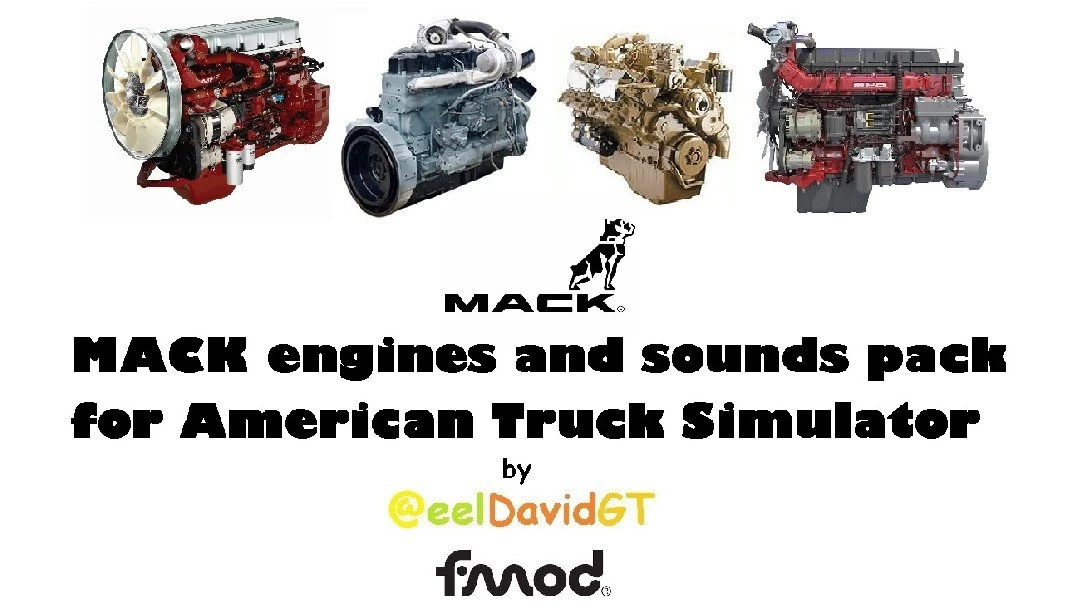 Mack engines and sounds pack for American Truck Simulator - TruckyMods