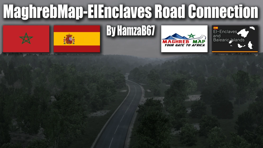[1.49] Maghreb Map - El-Enclaves Road Connection for Euro Truck ...