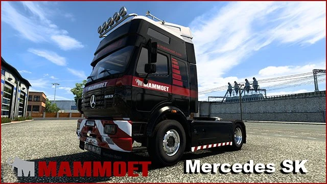 Mammoet Mercedes for Euro Truck Simulator 2 - TruckyMods