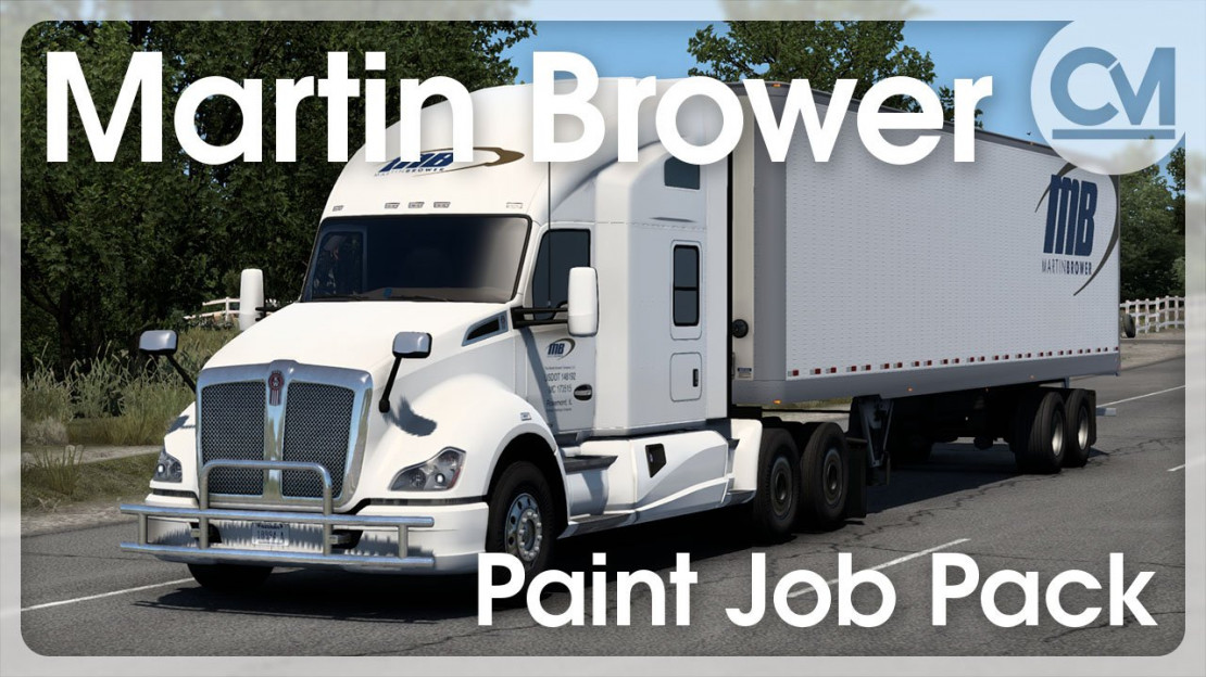 Martin Brower Paint Job Pack for American Truck Simulator - TruckyMods