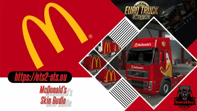 McDonald's Skin Budle ETS2 for Euro Truck Simulator 2 - TruckyMods