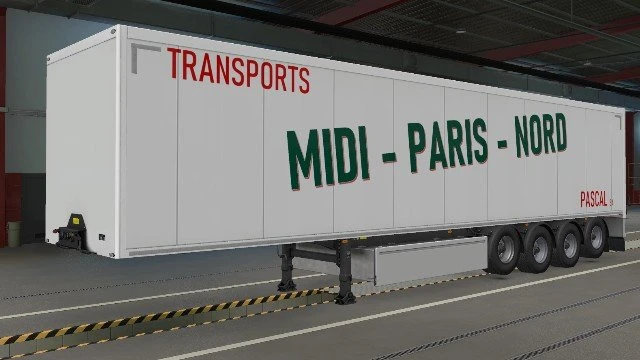 Midi Paris Nord Trailer - SCS trailers + Krone + AI for Euro Truck ...