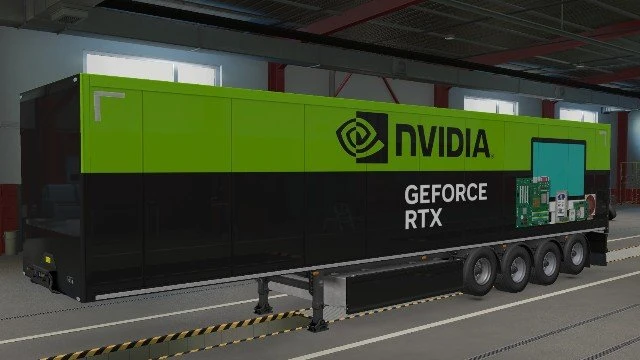 Nvidia Trailer - SCS trailers + Krone + AI for Euro Truck Simulator 2 ...