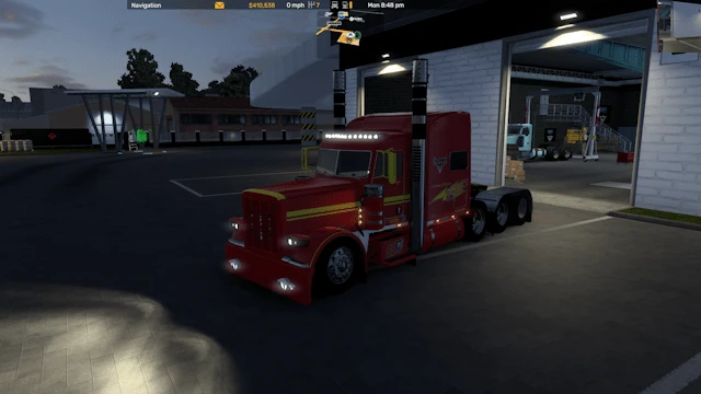 Pixar Cars Skin Peterbuilt389v2 for American Truck Simulator - TruckyMods