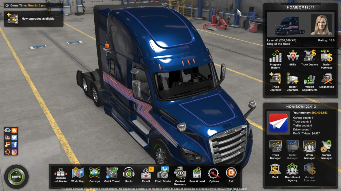 Profile For ProMods Canada 1.2.2 v1.46 for American Truck Simulator ...