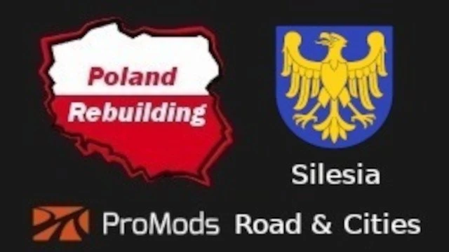 ProMods road & cities Silesia merge for Euro Truck Simulator 2 - TruckyMods