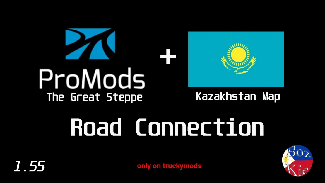 Promods The Great Steppe (TGS) - Kazakhstan Map Road Connection for ...