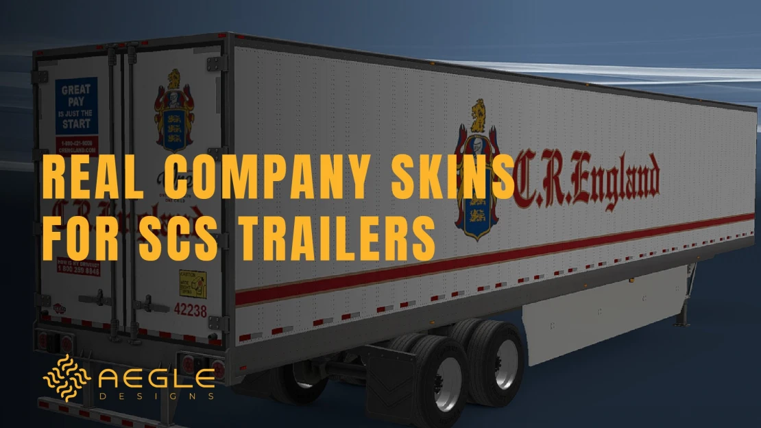 Real company skins for SCS trailers for American Truck Simulator ...