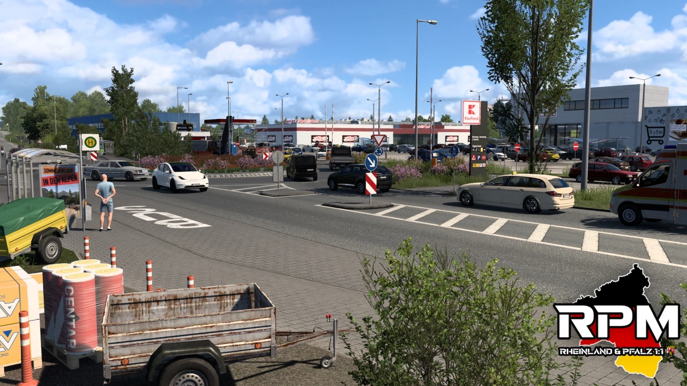 RPM Rheinland und Pfalz Map 1:1 Scale for Euro Truck Simulator 2 ...