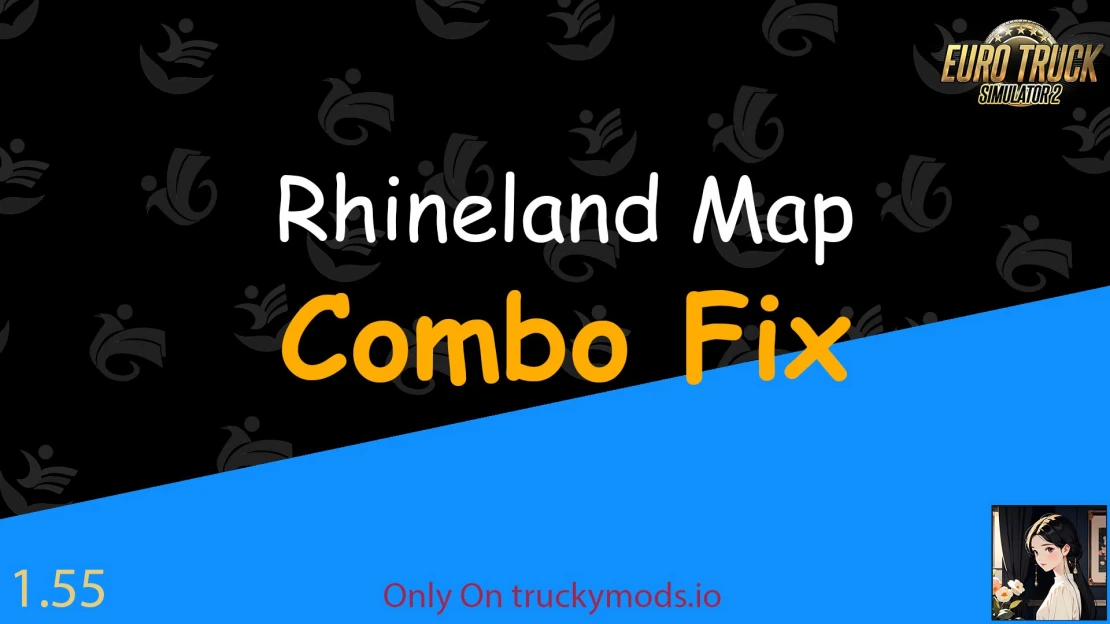Rhineland Combo Map Fix for Euro Truck Simulator 2 - TruckyMods
