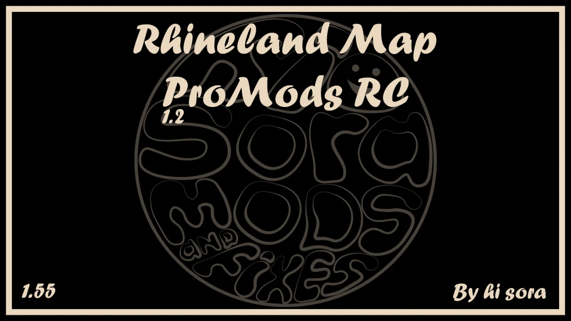 Rhineland Map - ProMods RC for Euro Truck Simulator 2 - TruckyMods