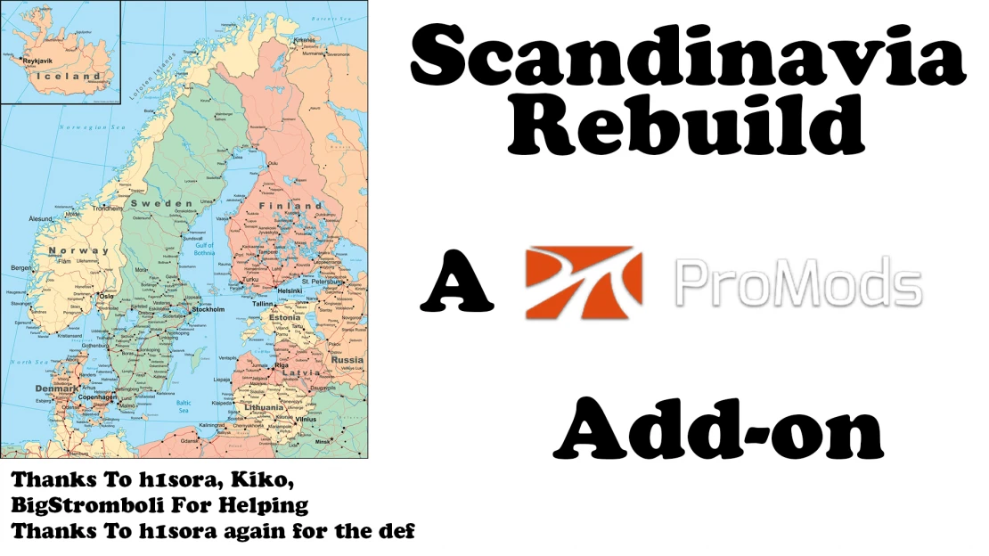 Scandinavia Rebuild - A Promods Add-on for Euro Truck Simulator 2 ...