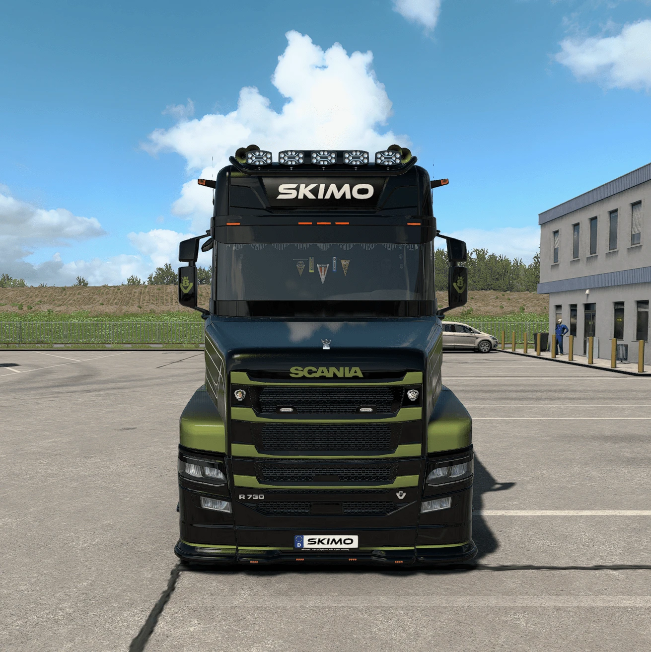 SCANIA RT 2016 Black - Color Skin for Euro Truck Simulator 2 - TruckyMods