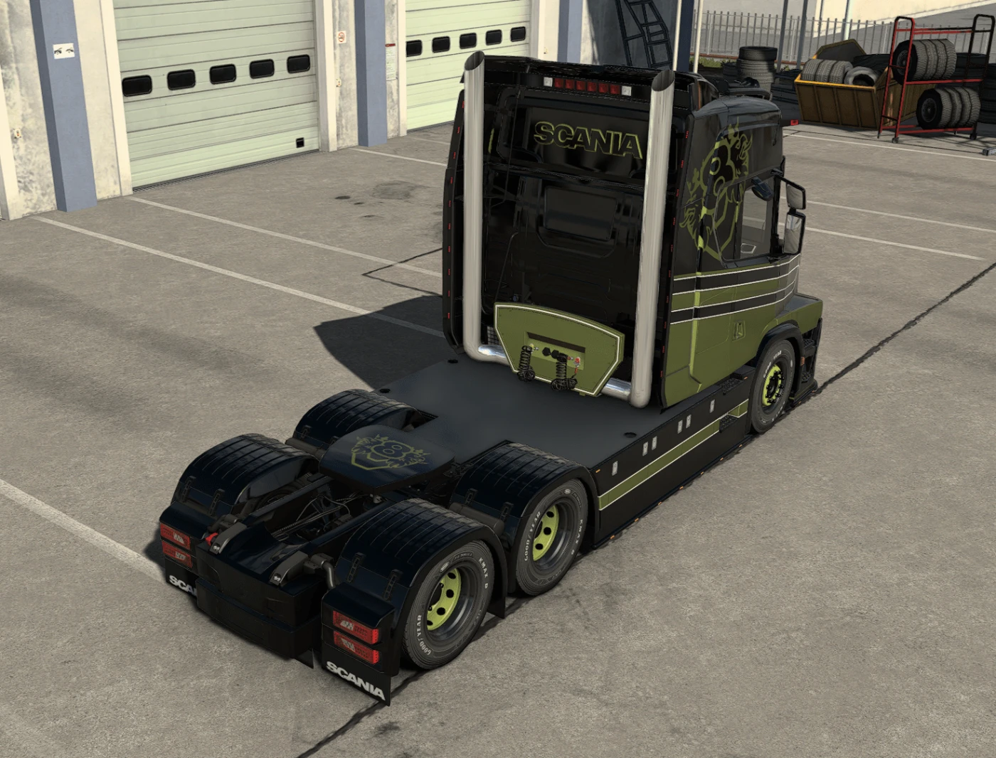 SCANIA RT 2016 Black - Color Skin for Euro Truck Simulator 2 - TruckyMods