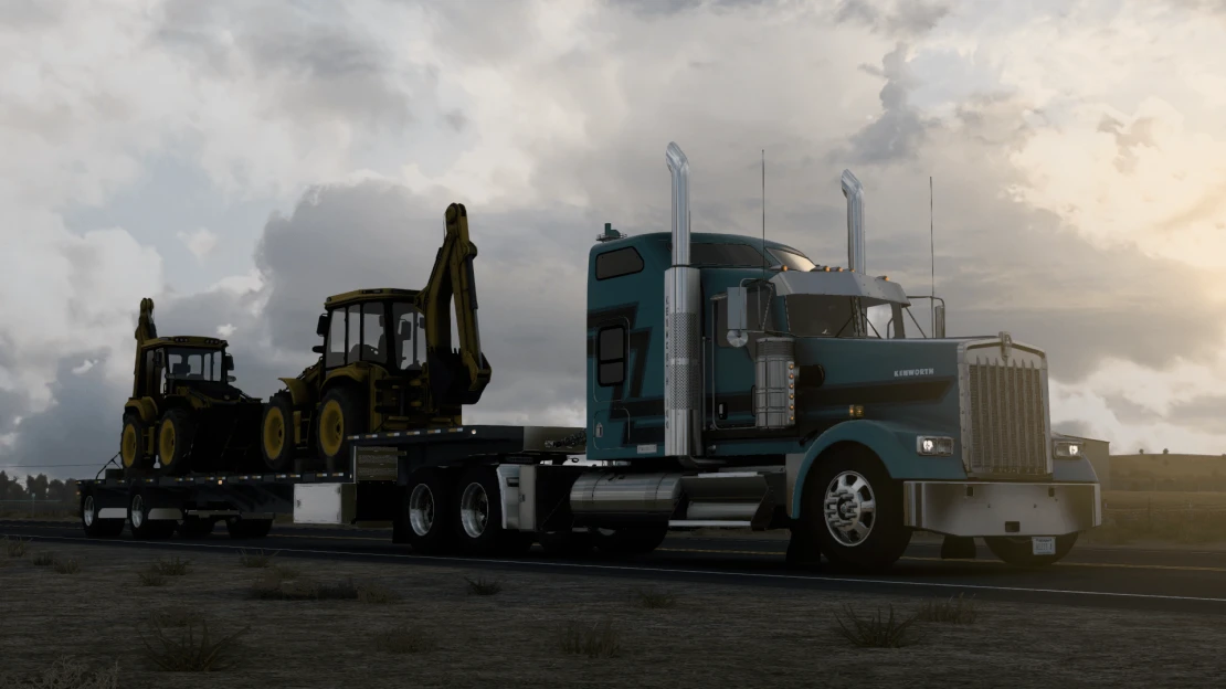 SCS W900 FlatGlass for American Truck Simulator - TruckyMods