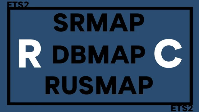 SRmap + DBmap + Rusmap RC for Euro Truck Simulator 2 - TruckyMods