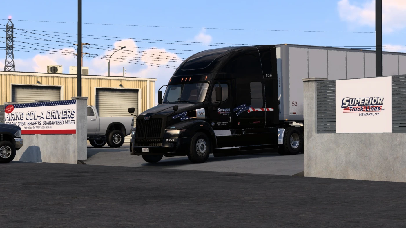 Superior Truck Lines - Jab's Garage Skin for American Truck Simulator - TruckyMods