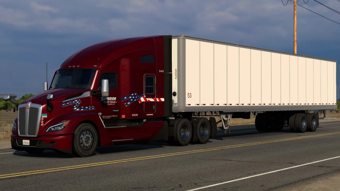 Superior Truck Lines - Paint Jobs for American Truck Simulator - TruckyMods
