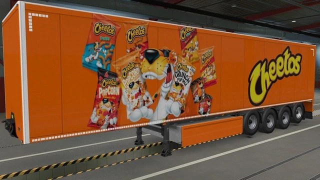 Trailer Cheetos - SCS trailers + Krone + AI for Euro Truck Simulator 2 ...