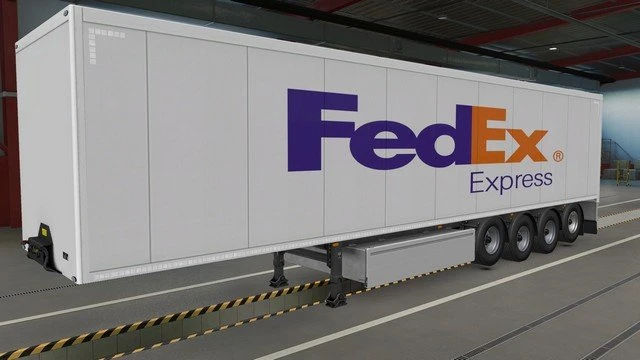 Trailer FedEx Express - SCS trailers + Krone + AI for Euro Truck ...