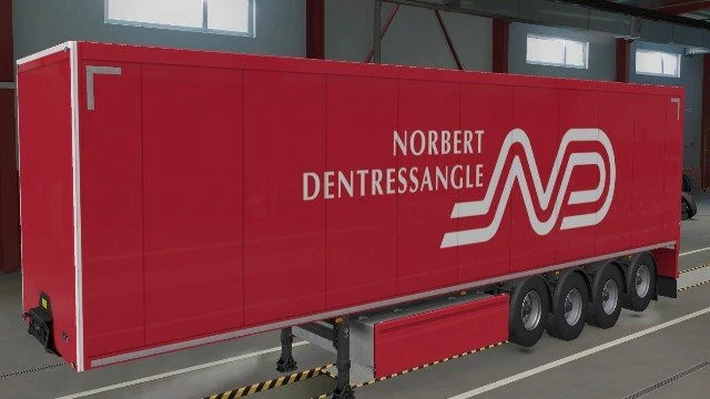 Trailer Norbert Dentressangle for Euro Truck Simulator 2 - TruckyMods