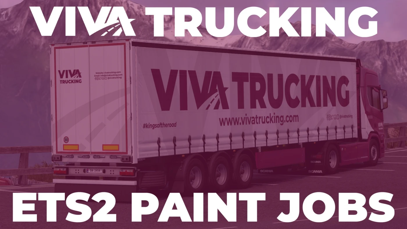 Viva Trucking ETS2 Company Trailer Paint Jobs for Euro Truck Simulator ...