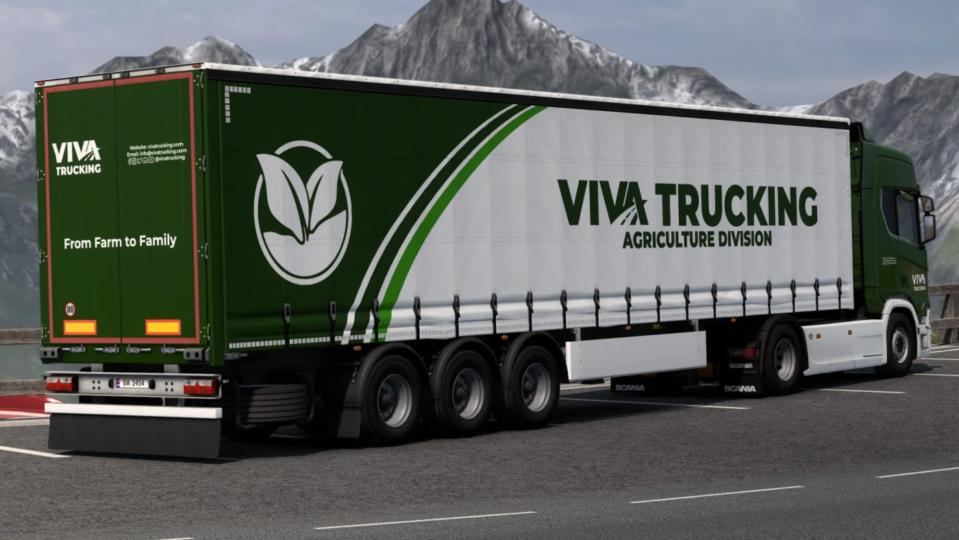 Viva Trucking ETS2 Division Trailer Paint Jobs for Euro Truck Simulator ...